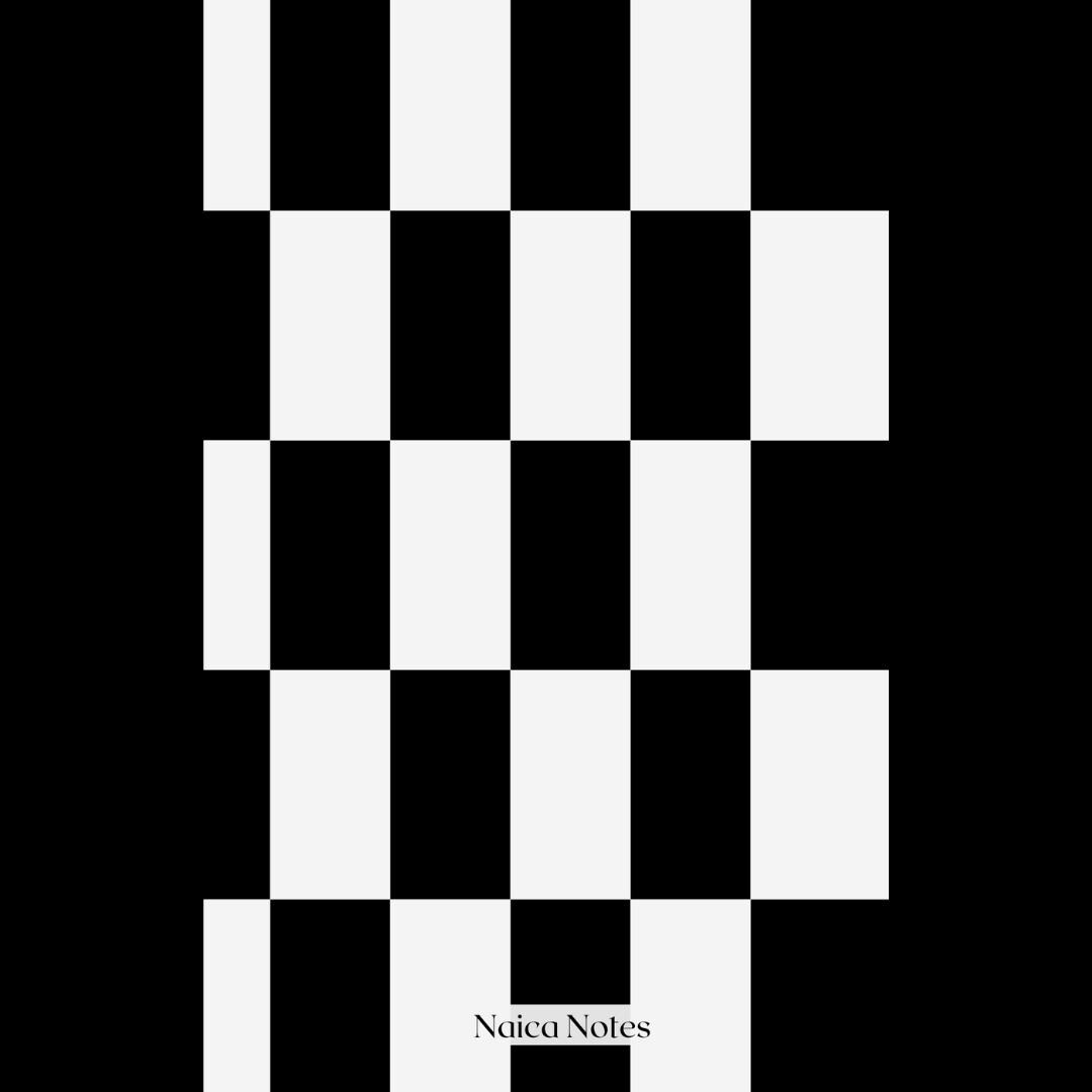 Chic Tiles Dashboard – Black and White With Vertical Rectangles – 280g ...