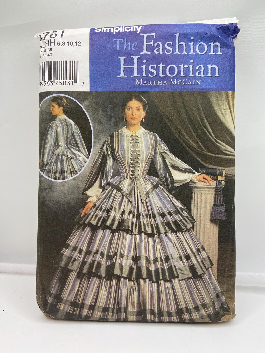 Vintage Simplicity 9761 Sewing Pattern for Civil War Era Dress ...
