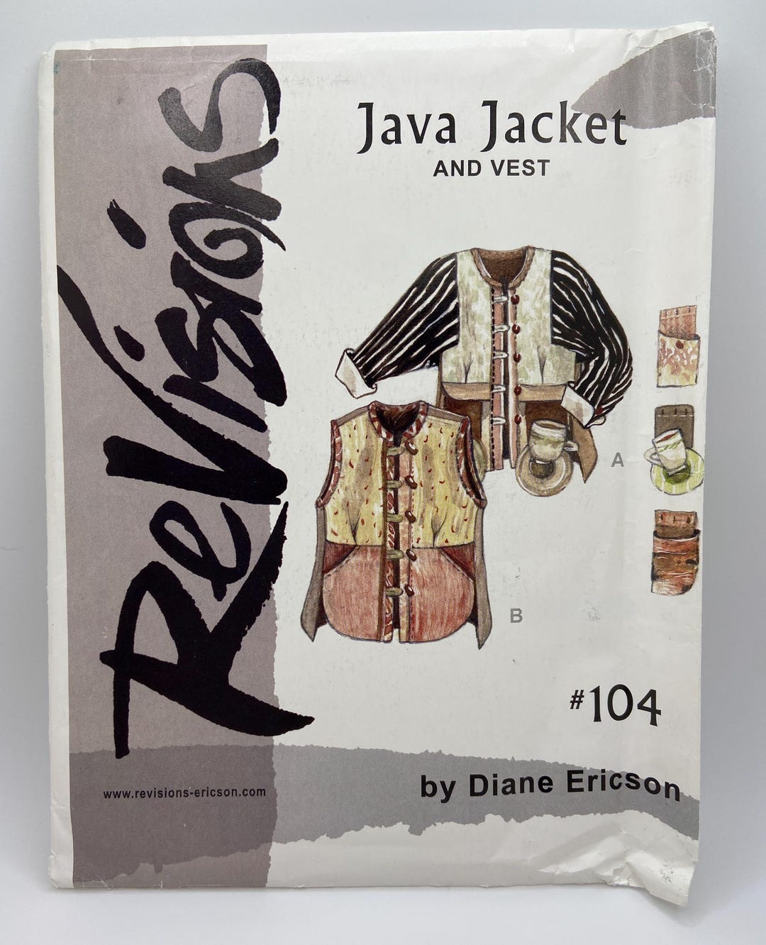 Vintage 90s Sewing Pattern Diane Ericson Revisions #104 "java Jacket ...