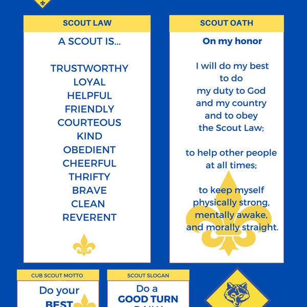 Cub Scouts Digital File - Etsy