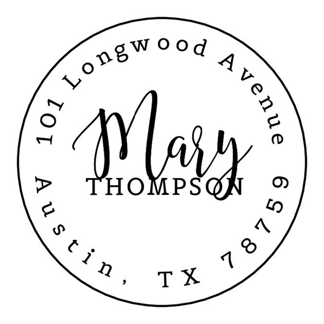 Address Labels Round Gift Stickers Stickers Labels 3 Sizes - Etsy