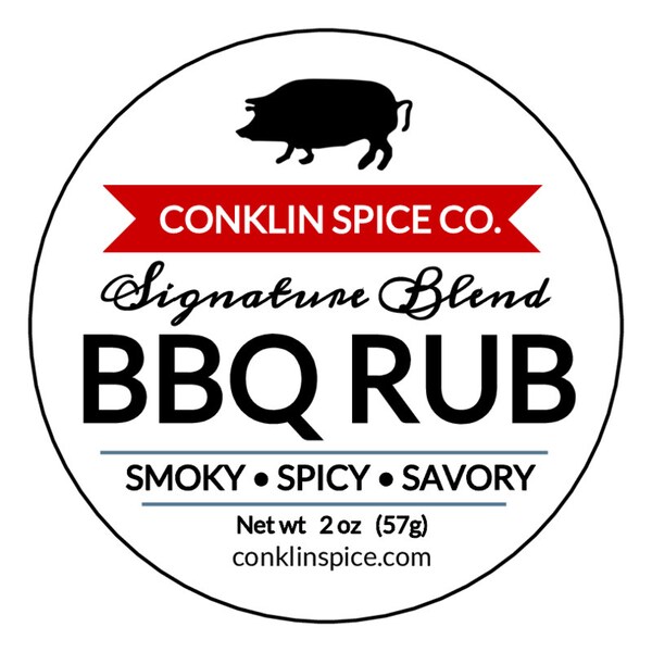 Bbq Rub Labels - Etsy