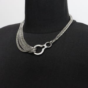 Stylish and Elegant Stainless Steel Body Chain Collar Necklarce for Men ...