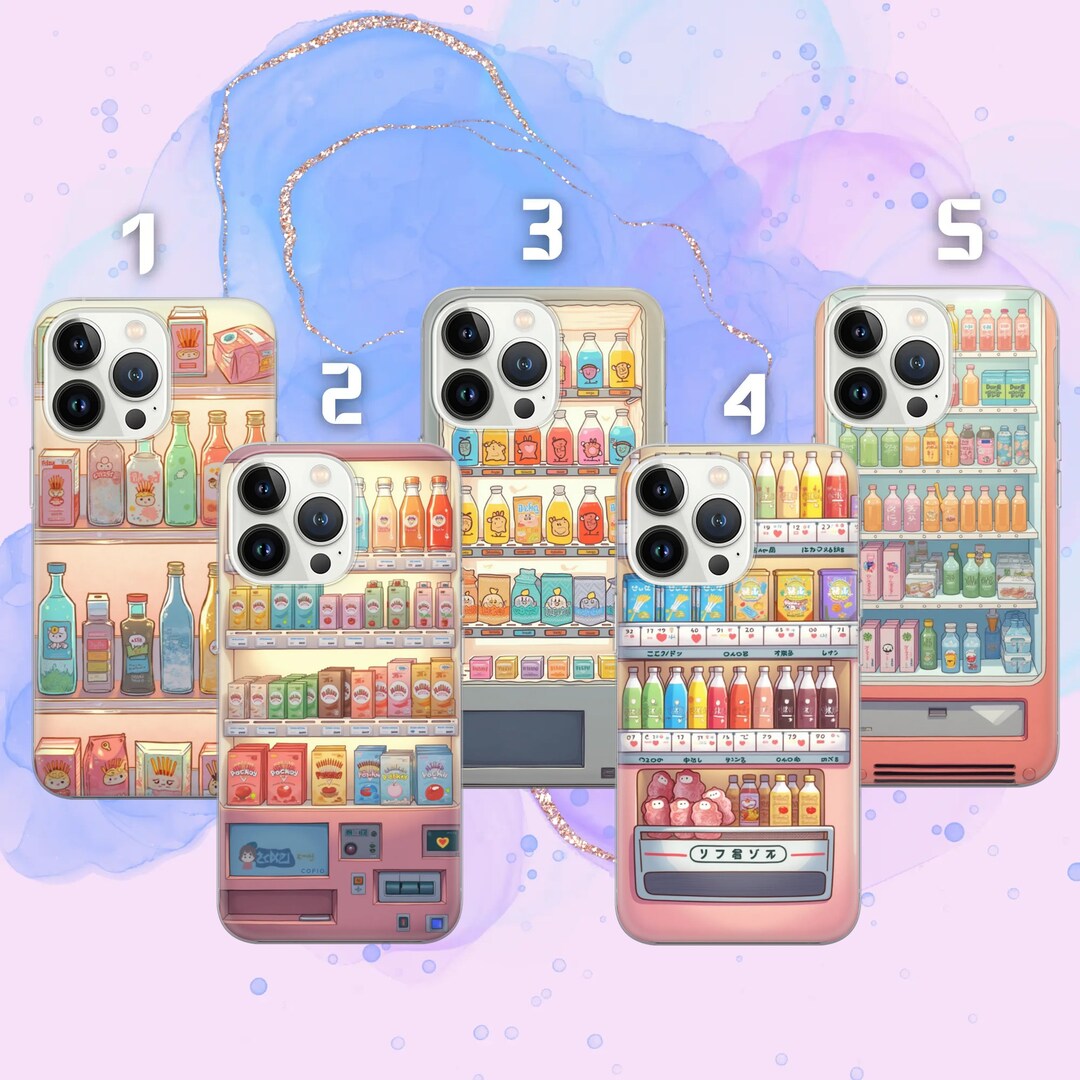 Vending Machine Phone Case Japanese Cover for iPhone 16 Pro, 15, 14, 13 ...