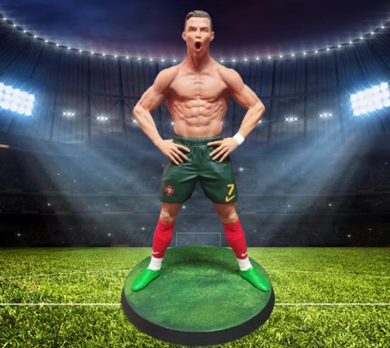 Realistic Cristiano Ronaldo Figure – Handmade – Sizes 16/18/25 Cm ...