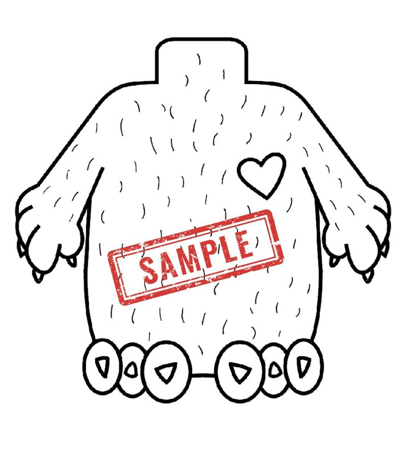 Love Monster Printable Paper Bag Puppet - Valentine's Day Craft - Love ...