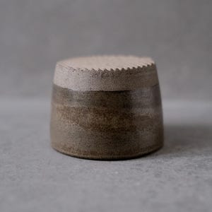 Handmade Ceramic Cappuccino Cup With Textured Bottom - Etsy