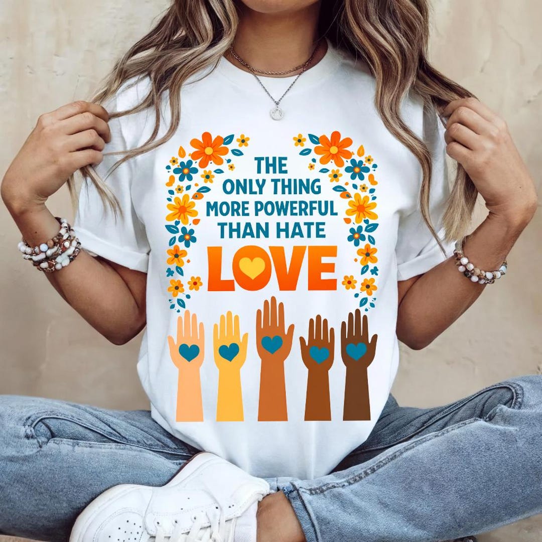 The Only Thing More Powerful Than Hate is Love PNG: Equality Quote Png ...