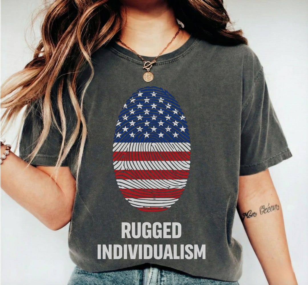 Rugged Individualism PNG: American Flag Fingerprint Png Patriotic ...
