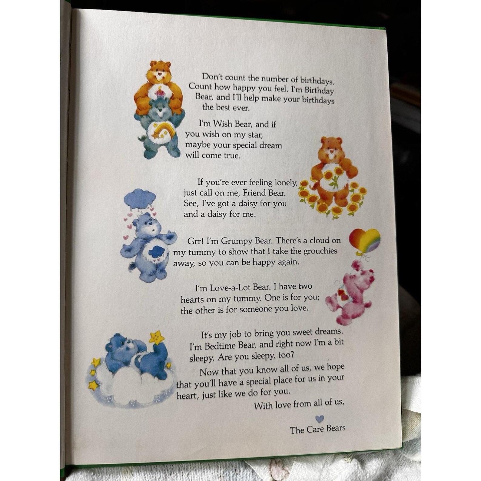A Tale From the Care Bears A Friend for Frances 1983 Vtg HC Parker ...