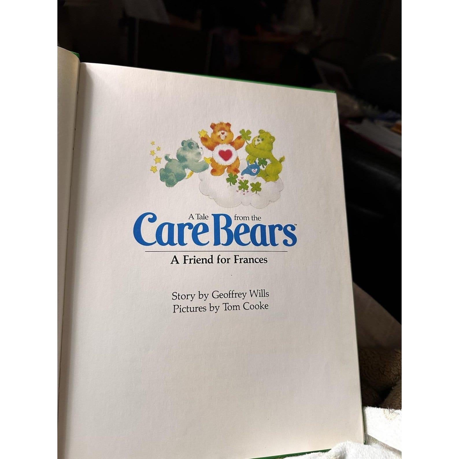 A Tale From the Care Bears A Friend for Frances 1983 Vtg HC Parker ...