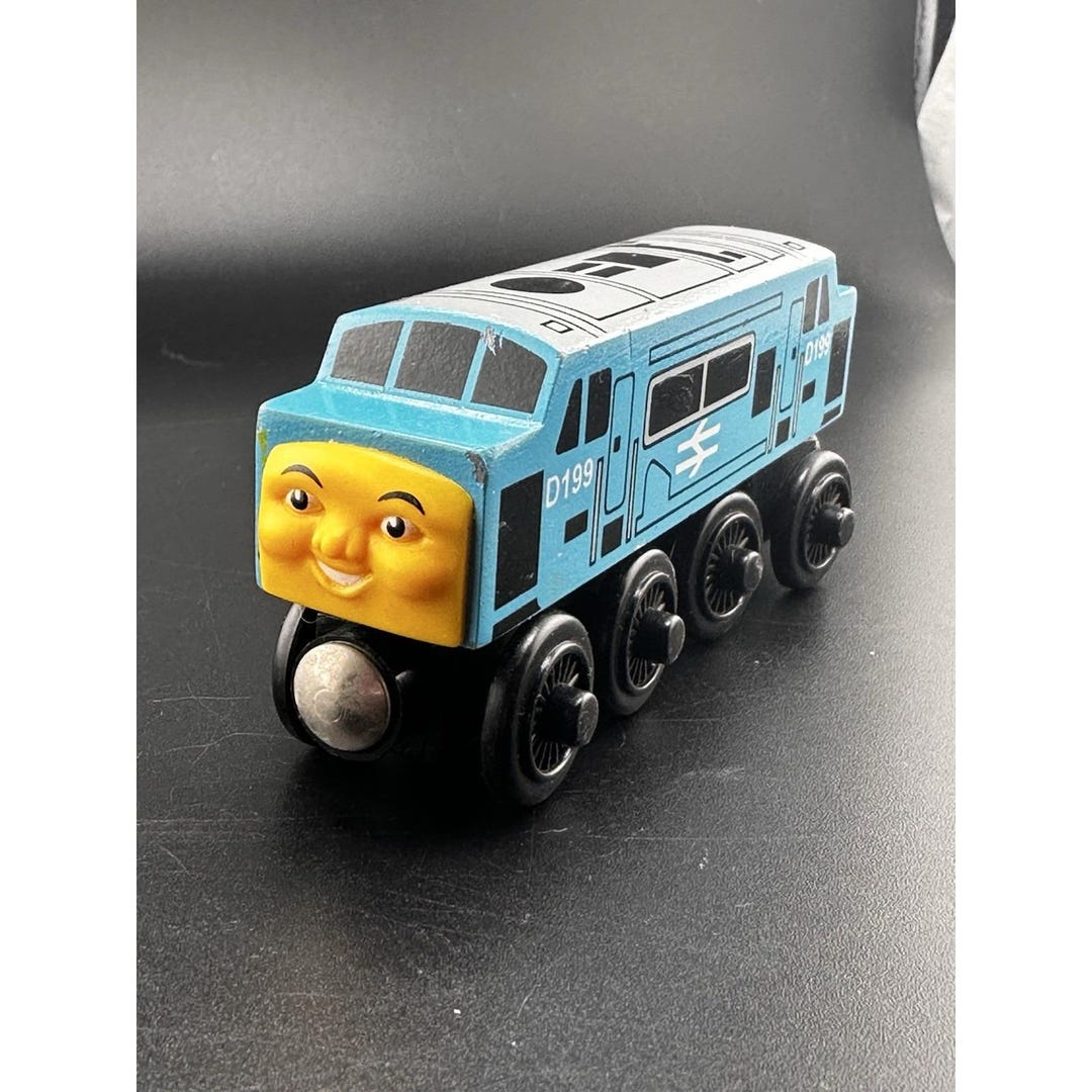 Britt Allcroft Thomas Train Engine Wooden Railway 2000 Diesel D199 ...