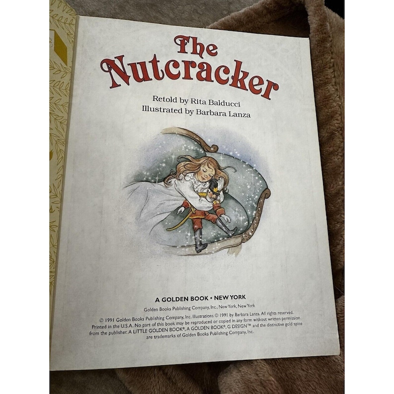 The Nutcracker Little Golden Book Hardcover Vintage Chick Fil A Never ...