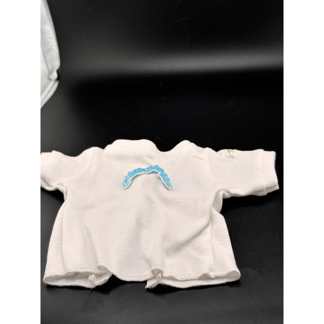 Cabbage Patch Kids White Shirt Blue Embroidered Logo RARE READ - Etsy