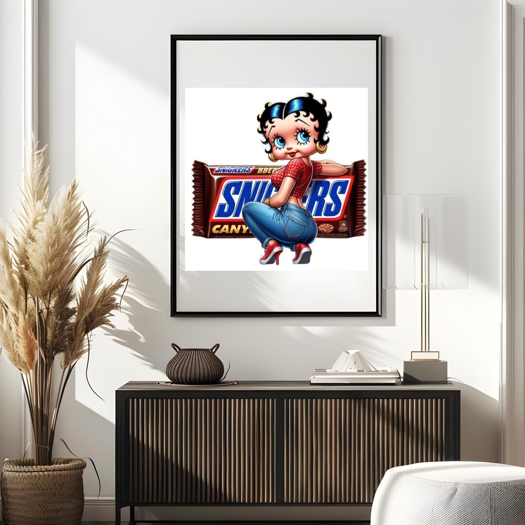 Cartoon Wall Printable Design Art Decoration - Etsy