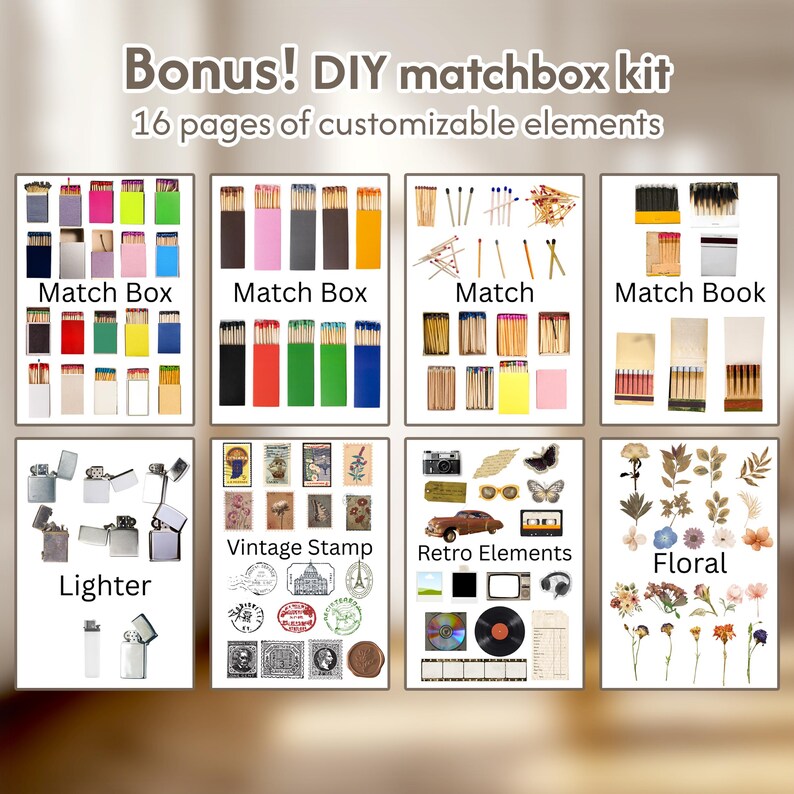 Bestie Matchbook Template, Bridal Shower Gift for Best Friends ...