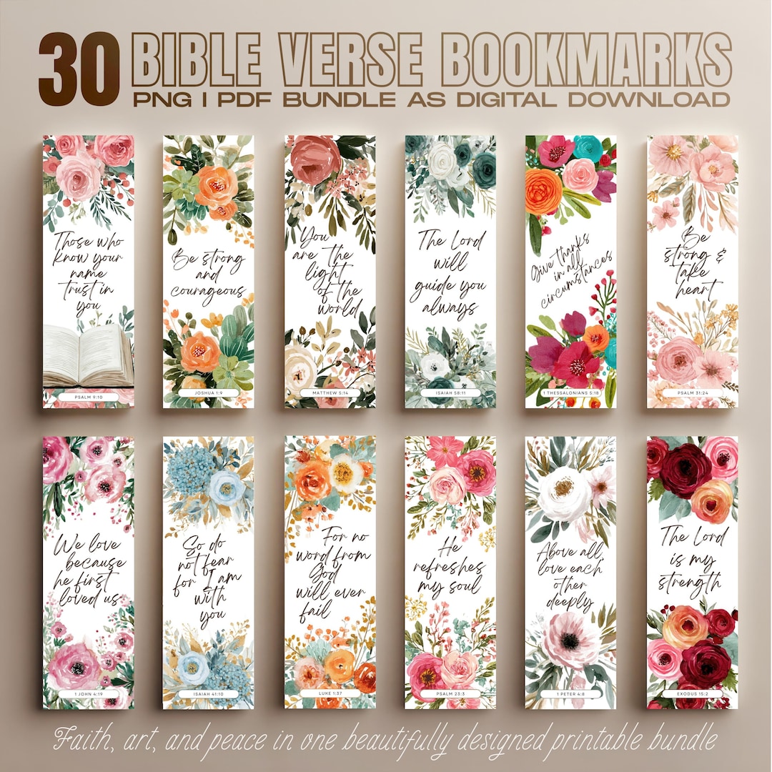 Bible Bookmark Png Religious Gifts, Printable Scripture Book Mark Bible ...