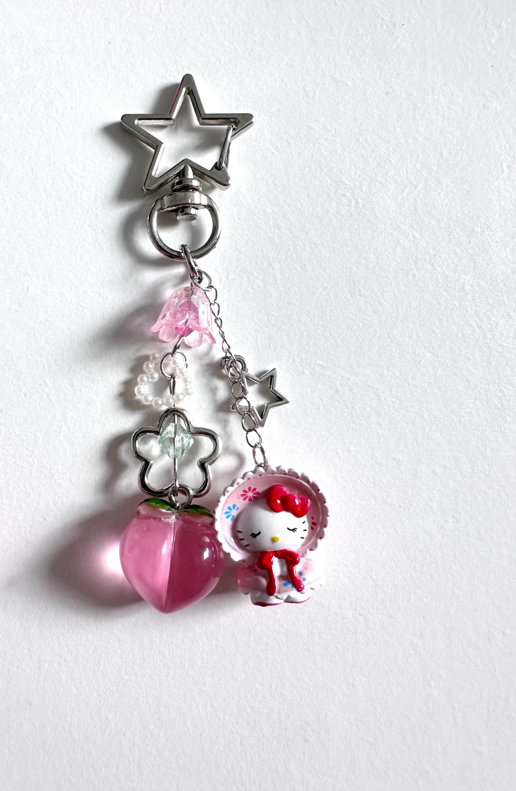 Hello Kitty Keychain - Hello Kitty Keyring - Hello Kitty Key Ring ...