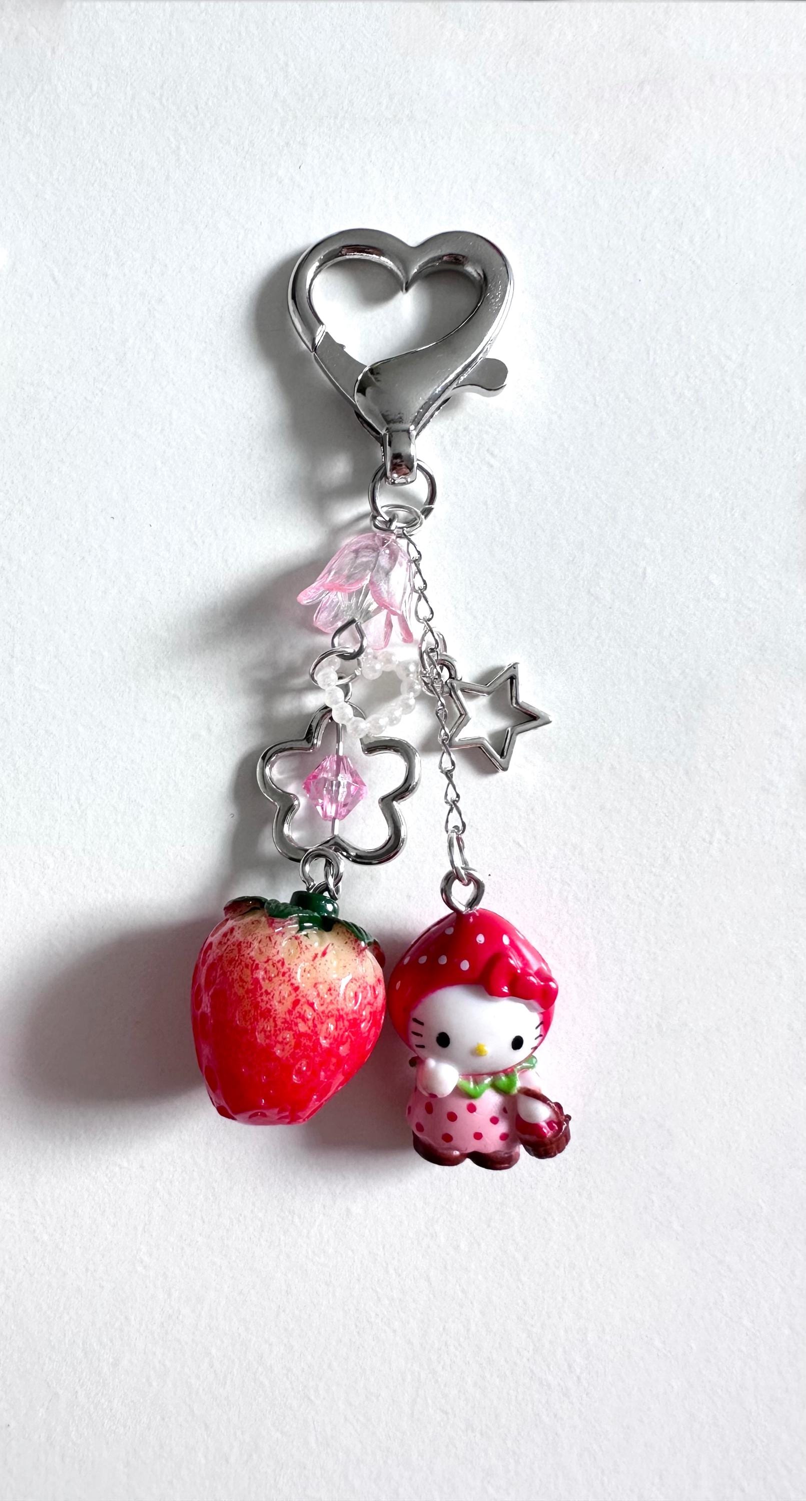 Hello Kitty Keychain - Hello Kitty Keyring - Hello Kitty Key Ring ...