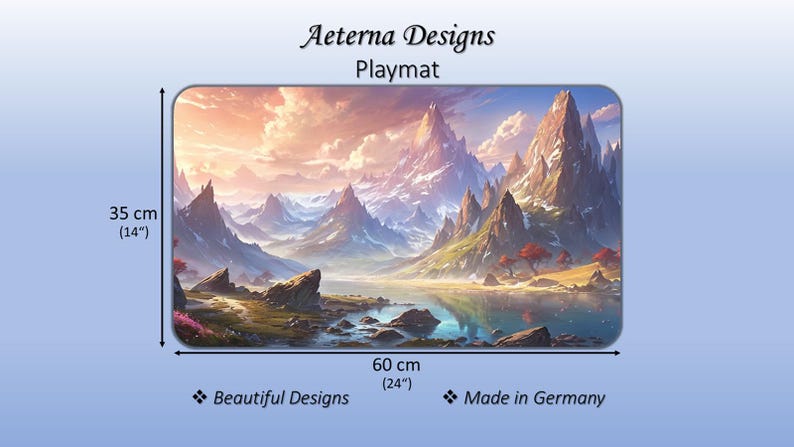 Underworld Goddess Playmat Hades 60 X 35 Cm TCG Mat Tabletop 24x14 ...