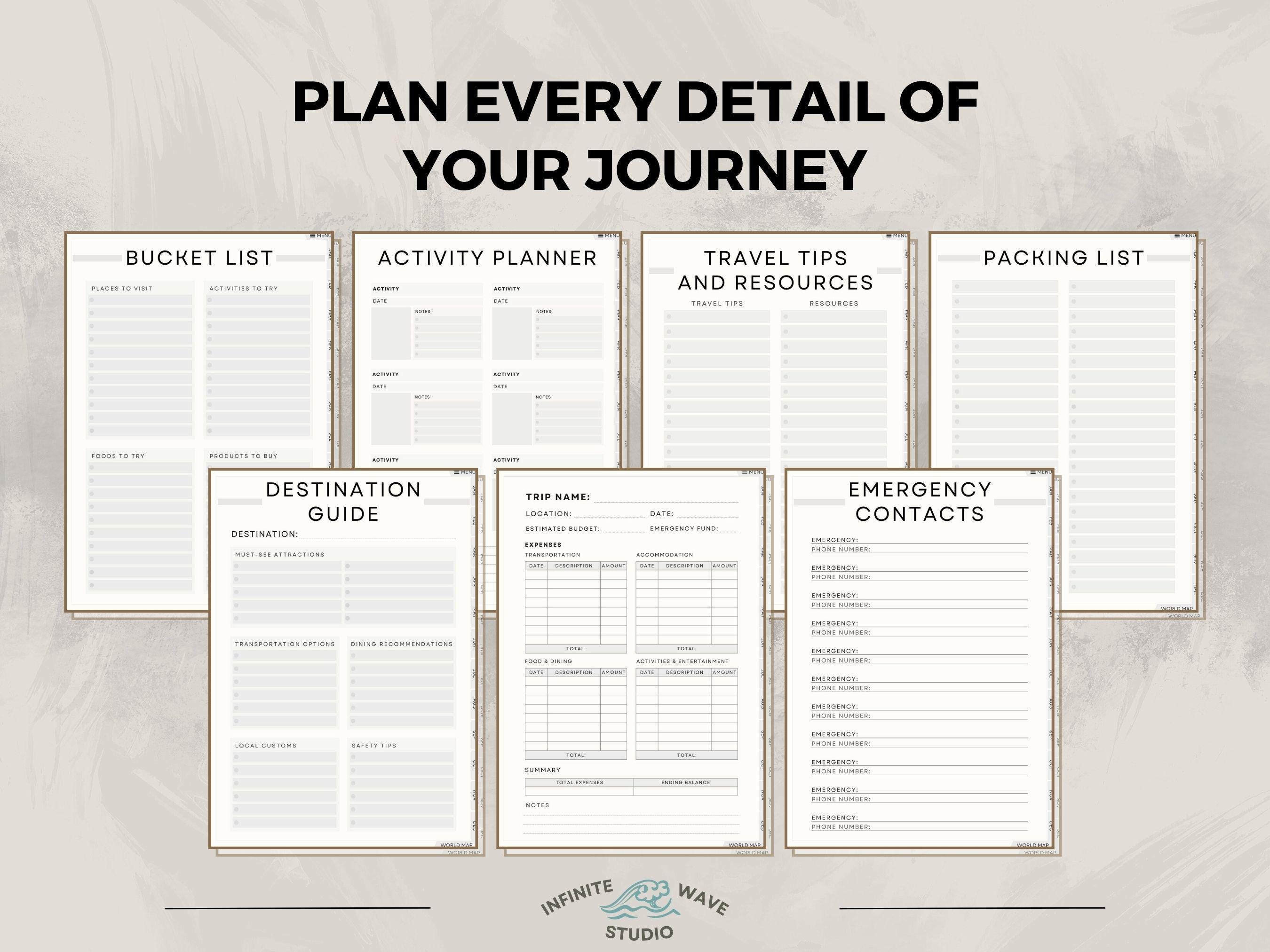 Travel Journal | Places Visited Map | Travel Tracker Map | Travel ...