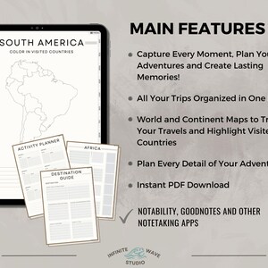 Travel Journal | Places Visited Map | Travel Tracker Map | Travel ...