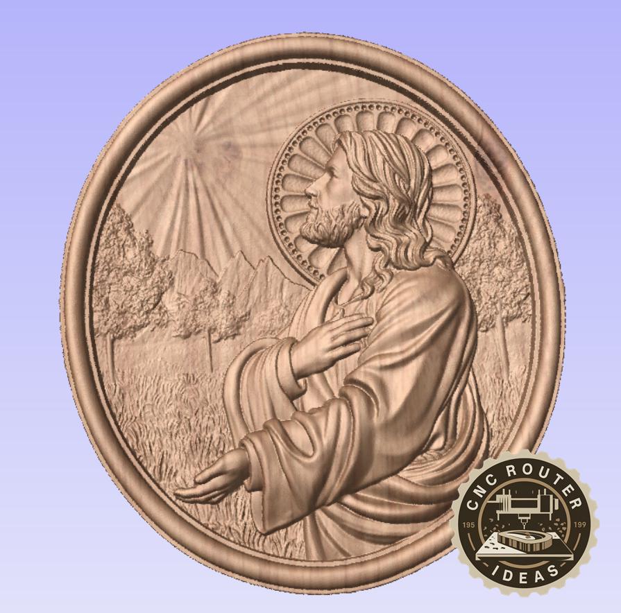 Jesus Christ - STL File for CNC Wood Carving, Cnc Router Files - Etsy