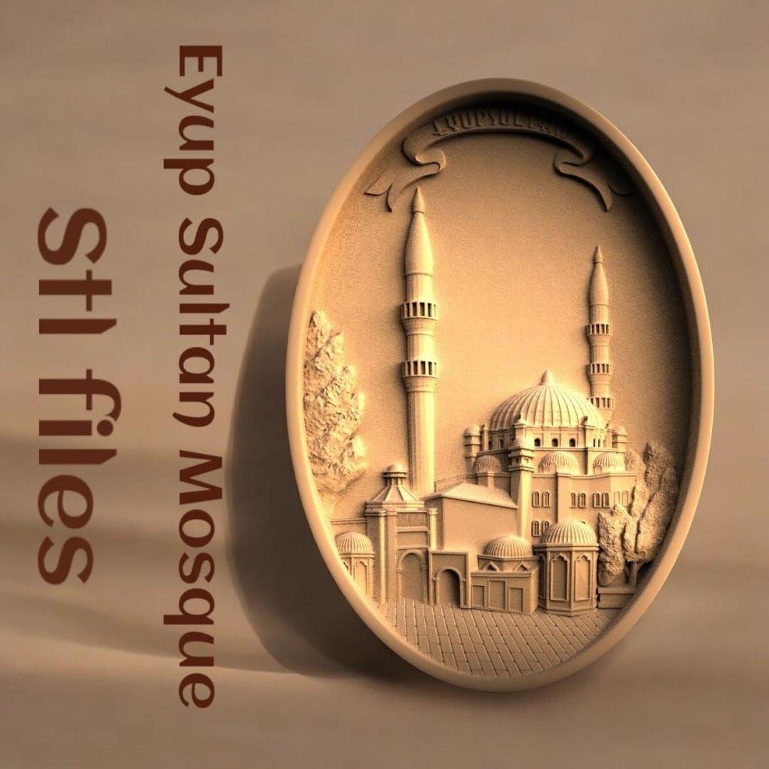 Eyup Sultan Mosque - STL File for CNC Wood Carving, Cnc Router Files ...