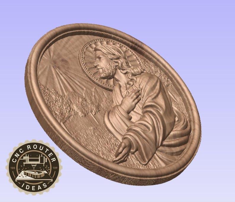 Jesus Christ - STL File for CNC Wood Carving, Cnc Router Files - Etsy