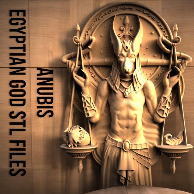 Anubis Egyptian God STL Pack CNC Router 3D Files - Etsy