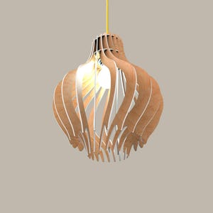 Decorative Hanging Light Pendant Lamp Laser Cut All Format File - Etsy