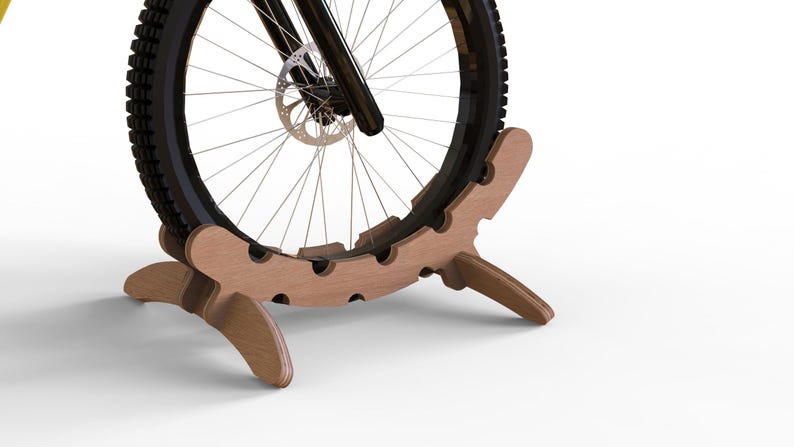 Plywood Bike Stand, Bike Floor Holder, Bike Rack, Cnc Bike Stand, CNC ...