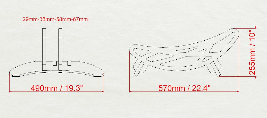 Wood Bike Stand, Bike Floor Holder, Bike Rack, Cnc Bike Stand, CNC ...