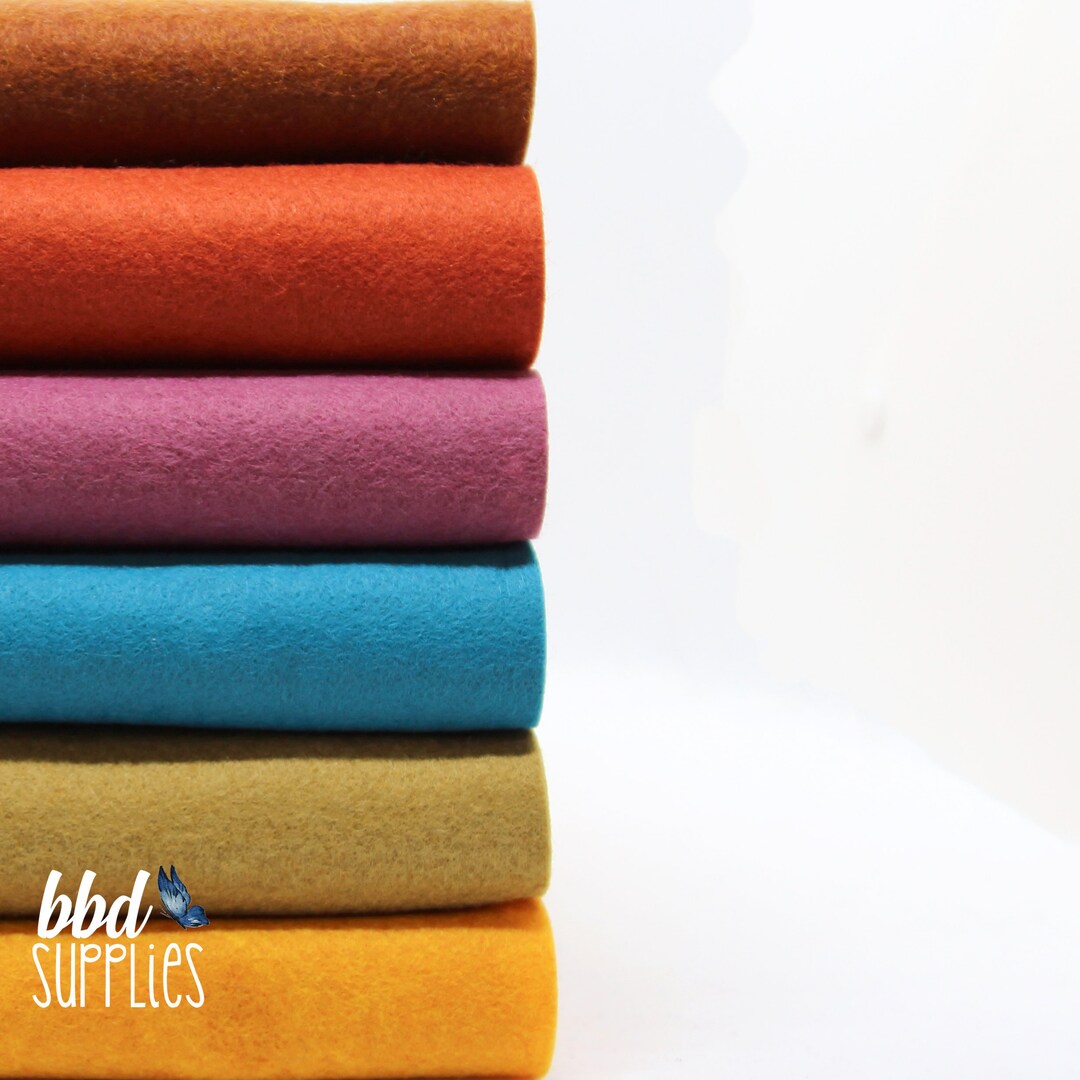 Wool Blend Felt Sheets Collection | Cornucopia | 6 Sheets | You Pick ...