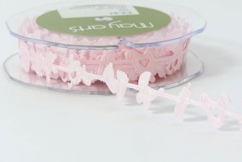 Baby Shapes Ribbon Baby Pink 1 Inch You Choose Yards | Etsy