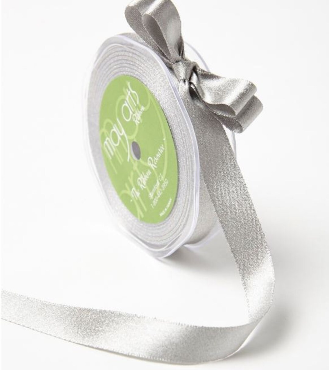 Two Tone Sparkle Ribbon Silver/silver 5/8 Inch You - Etsy