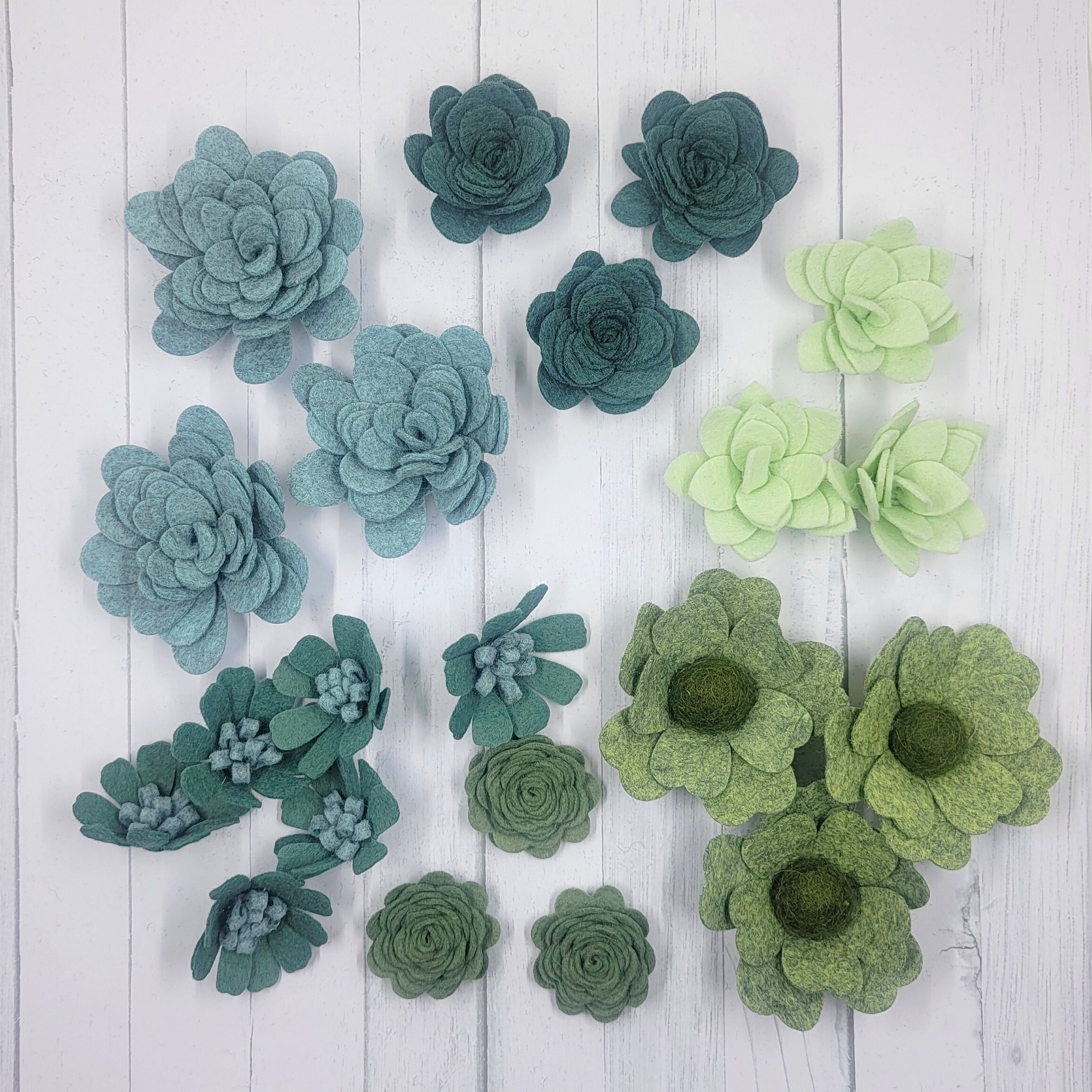 Loose Felt Flowers Farrah Flower Collection Pick Your - Etsy