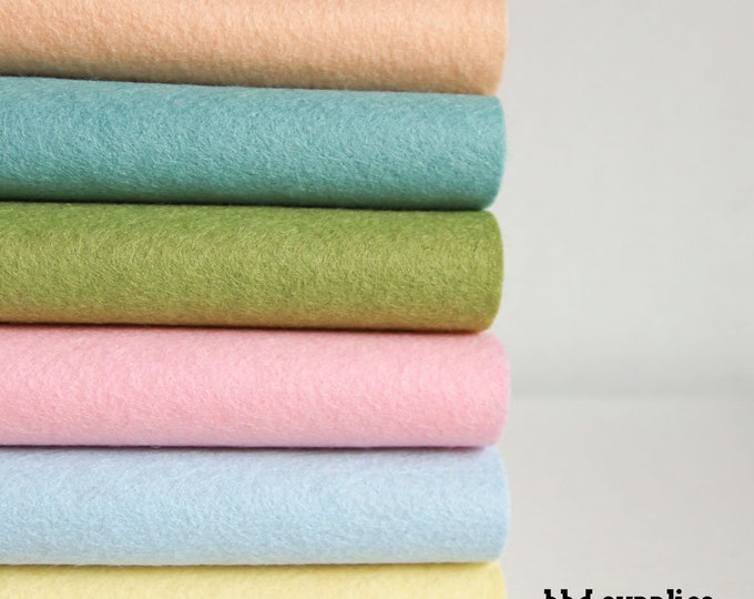 Wool Dream Wool Blend Felt Sheets 6 Sheets - Etsy