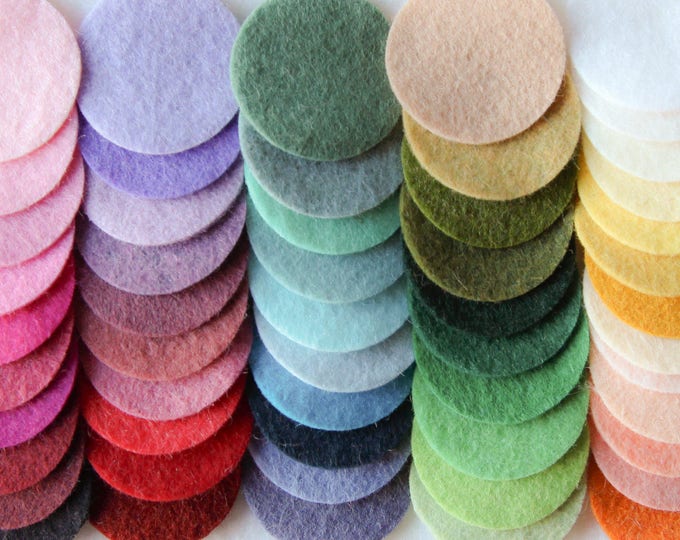 Felt Color Chart - Felt Swatches - Etsy