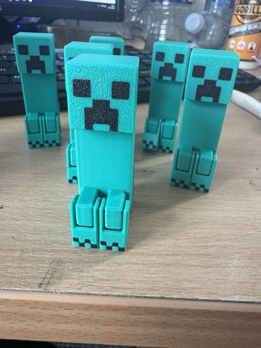 Minecraft Creeper 3d Printed Mini Figure 6.5cm Tall - Etsy UK