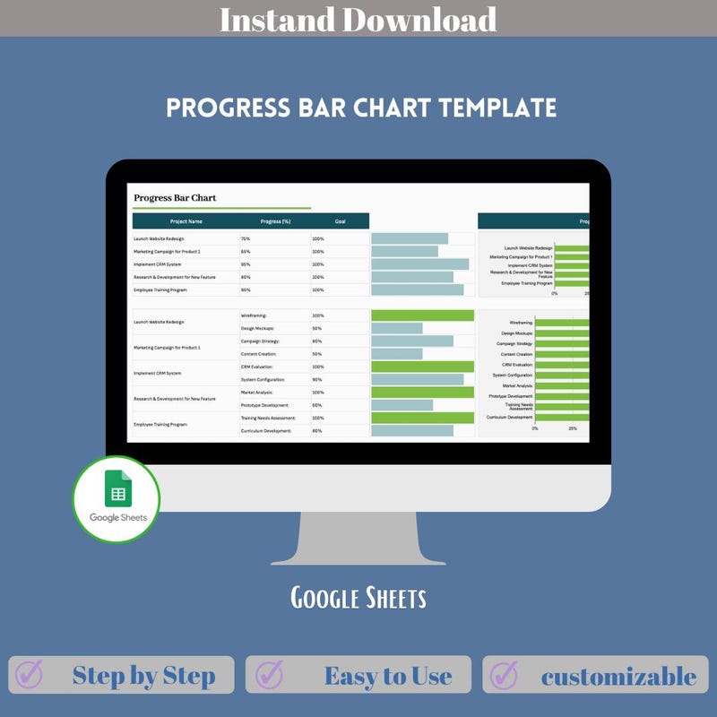 Progress Chart - Etsy