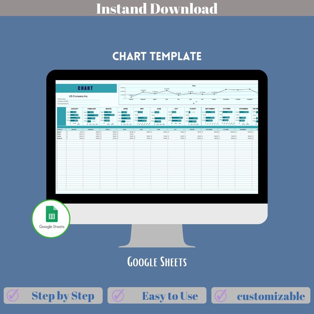 Chart Template,data Visualization,graph Template, Business Reporting ...