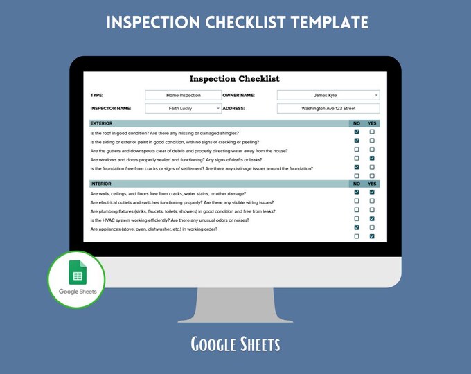 Workplace Inspection Schedule | Health and Safety Template | Excel ...