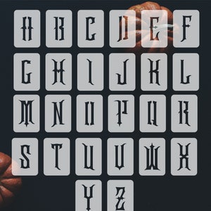 Letter Stencils - Etsy