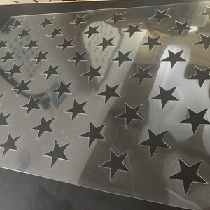 Stars Union for 37" Flag Reusable Stencil, for Painting a Wood Sign, 14 ...