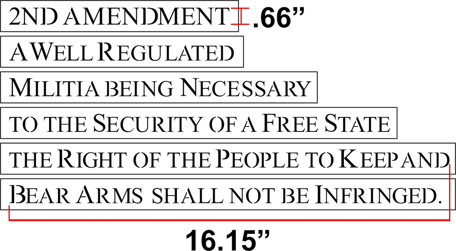 2nd Amendment Reusable Stencil Kit Paint Your Own Wood Sign | Etsy