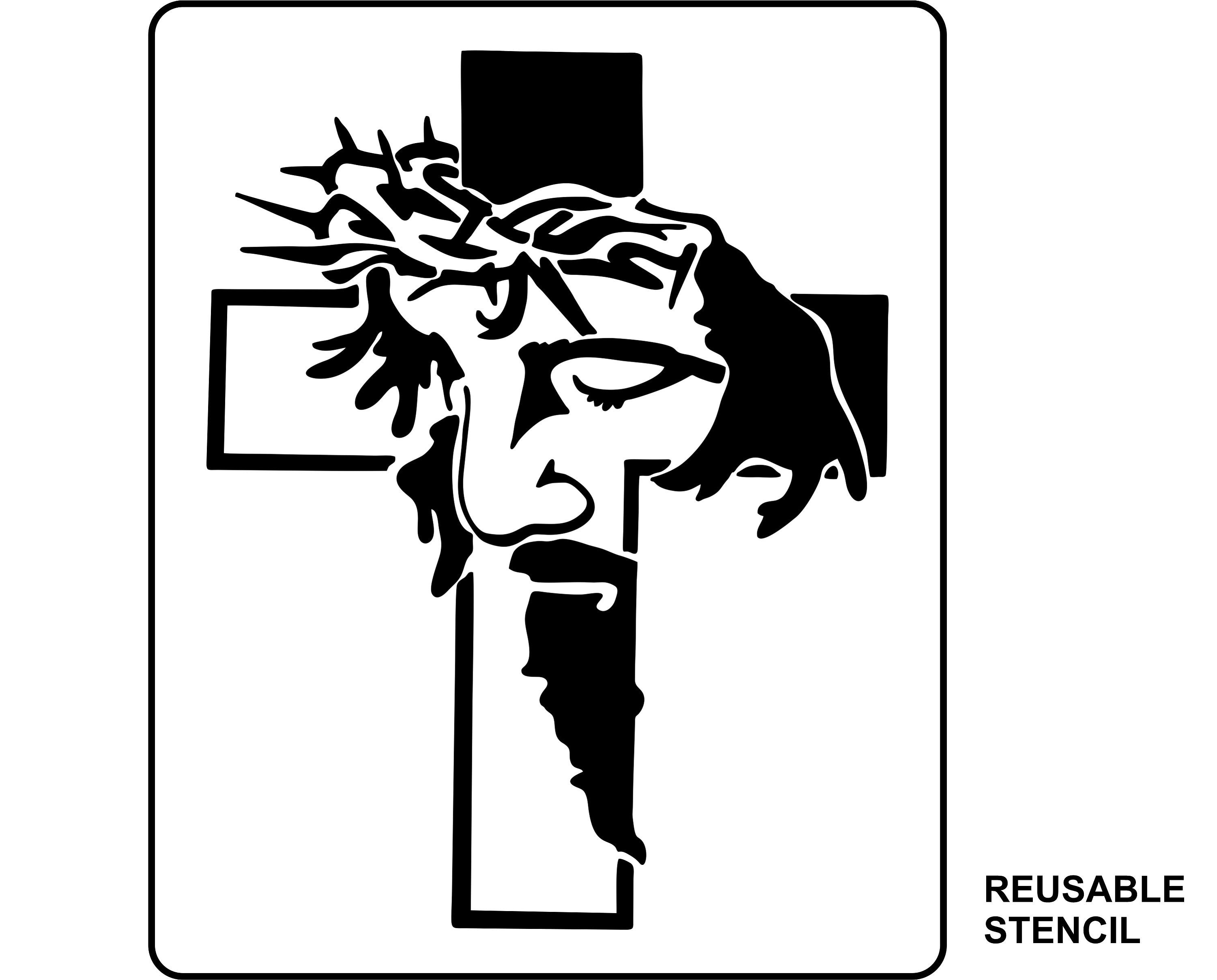 Jesus Stencil