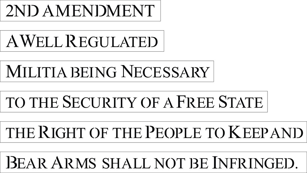 2nd Amendment Reusable Stencil Kit Custom for JP .47h - Etsy