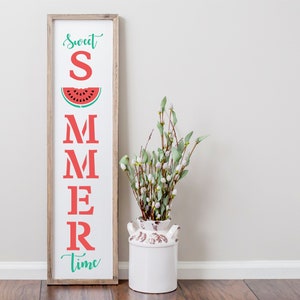 STENCILS for Wood Sign - Sweet Summertime Porch Kit for Wood Sign ...