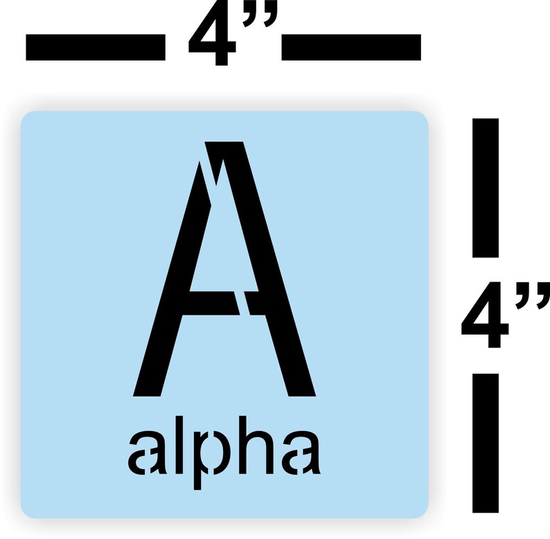 Air Force Morse Code & Nato Alphabet Stencil Kit Reusable | Etsy